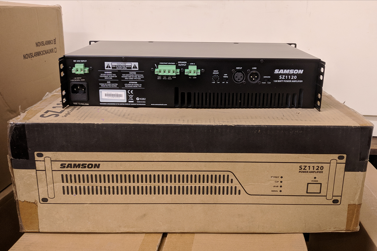 Samson SZ1120 - Zone Amplifier